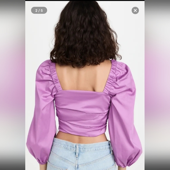 Veronica Beard | Tops | Never Worn Veronica Beard Kayla Puff Sleeve Top ...
